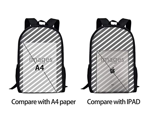 AmzPrint Peacock Backpack For Elementary Schoo Kids Boys Girls Animal Print 17 Inch School Bag Bookbag Back To School As Gift