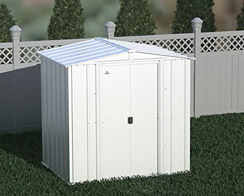 Arrow Shed Classic 6' x 5' Outdoor Padlockable Steel Storage Shed Building
