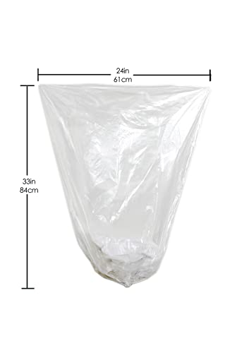 TYPLASTICS Trash Can Liners Bag - Wholesale 1000 Count Garbage Bags on Perforated Roll 10-15 Gallon 24" X 33"