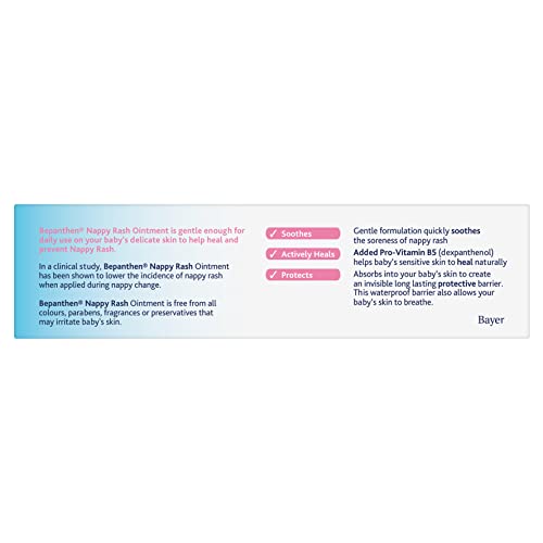 Bepanthen Nappy Rash Diaper Barrier Protection Ointment 30g