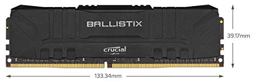 Crucial Ballistix 3200 MHz DDR4 DRAM Desktop Gaming Memory Kit 32GB (16GBx2) CL16 BL2K16G32C16U4B (Black)