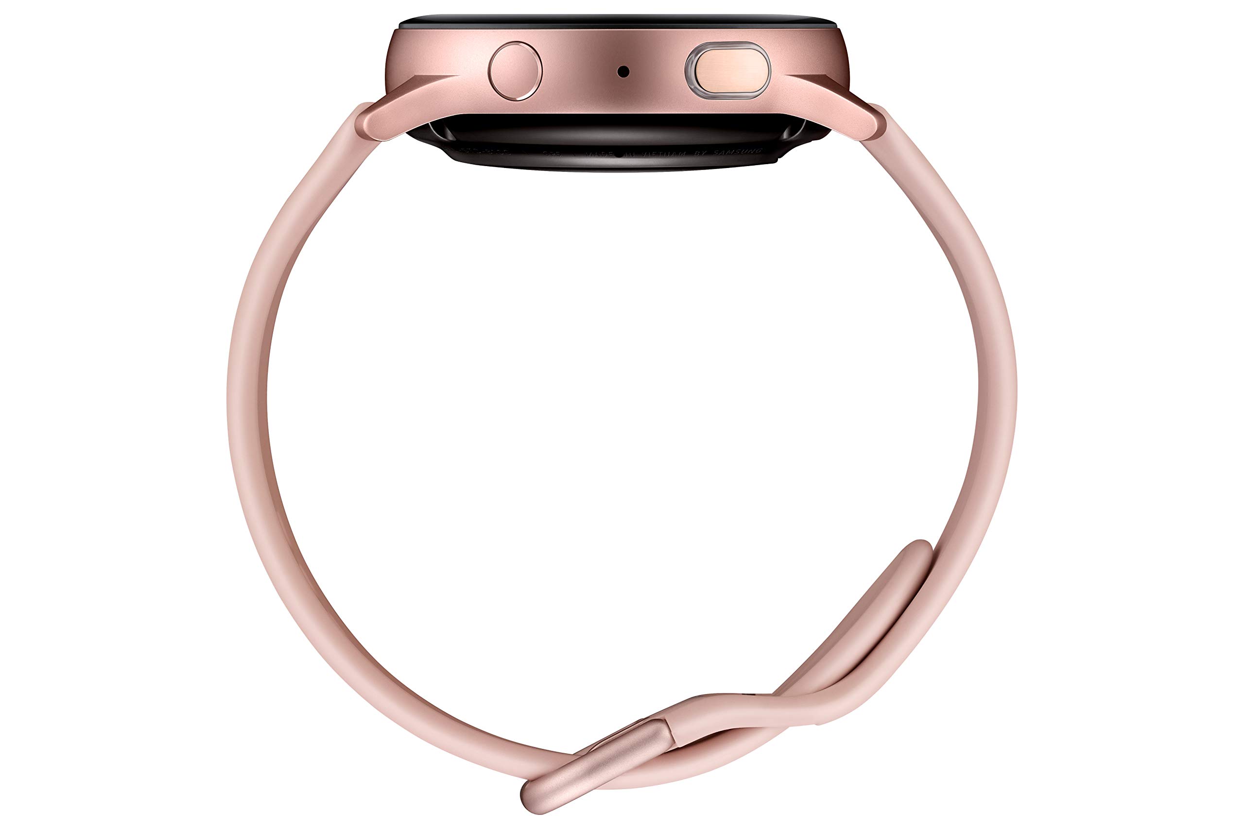 SAMSUNG Galaxy Watch Active2 - IP68 Water Resistant, Aluminum Bezel, GPS, Heart Rate, Fitness Bluetooth Smartwatch - International Version (R830-40mm, Pink Gold)