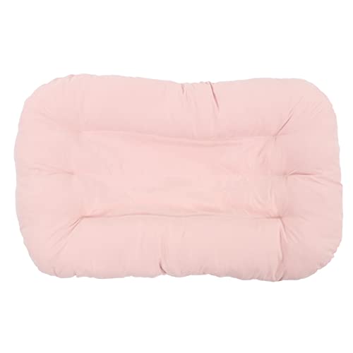 Baby Sleeping Lounger, Detachable Newborn Bassinet Neck Support Uterus Shape Soft Cotton for Home Use (Pink)