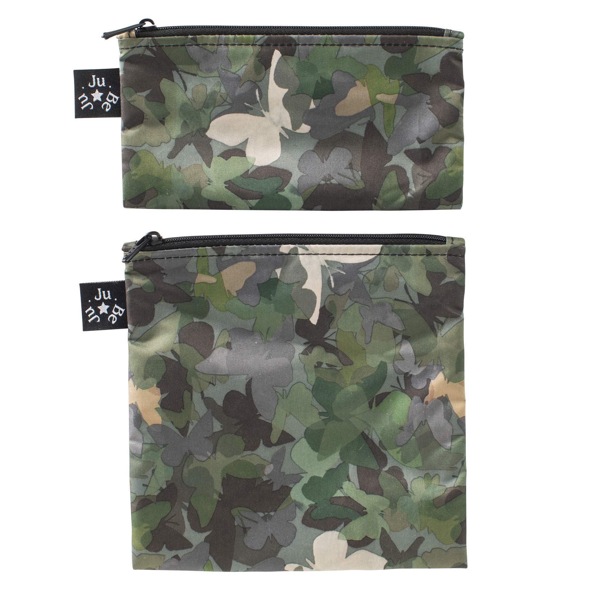 JuJuBe Be Snacky Resuable Snack Bag Set, Butterfly Forest