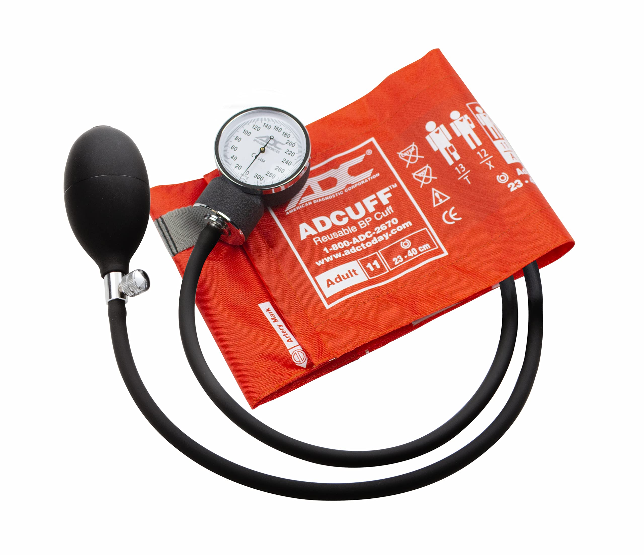 ADC Pro's Combo IV Adult Fanny Pack Essentials Kit with Prosphyg 760 Pocket Aneroid Blood Pressure Sphygmomanometer, Adscope 641 Sprague Stethoscope, 7.25" Medicut Shears and Adlite Penlight, Navy