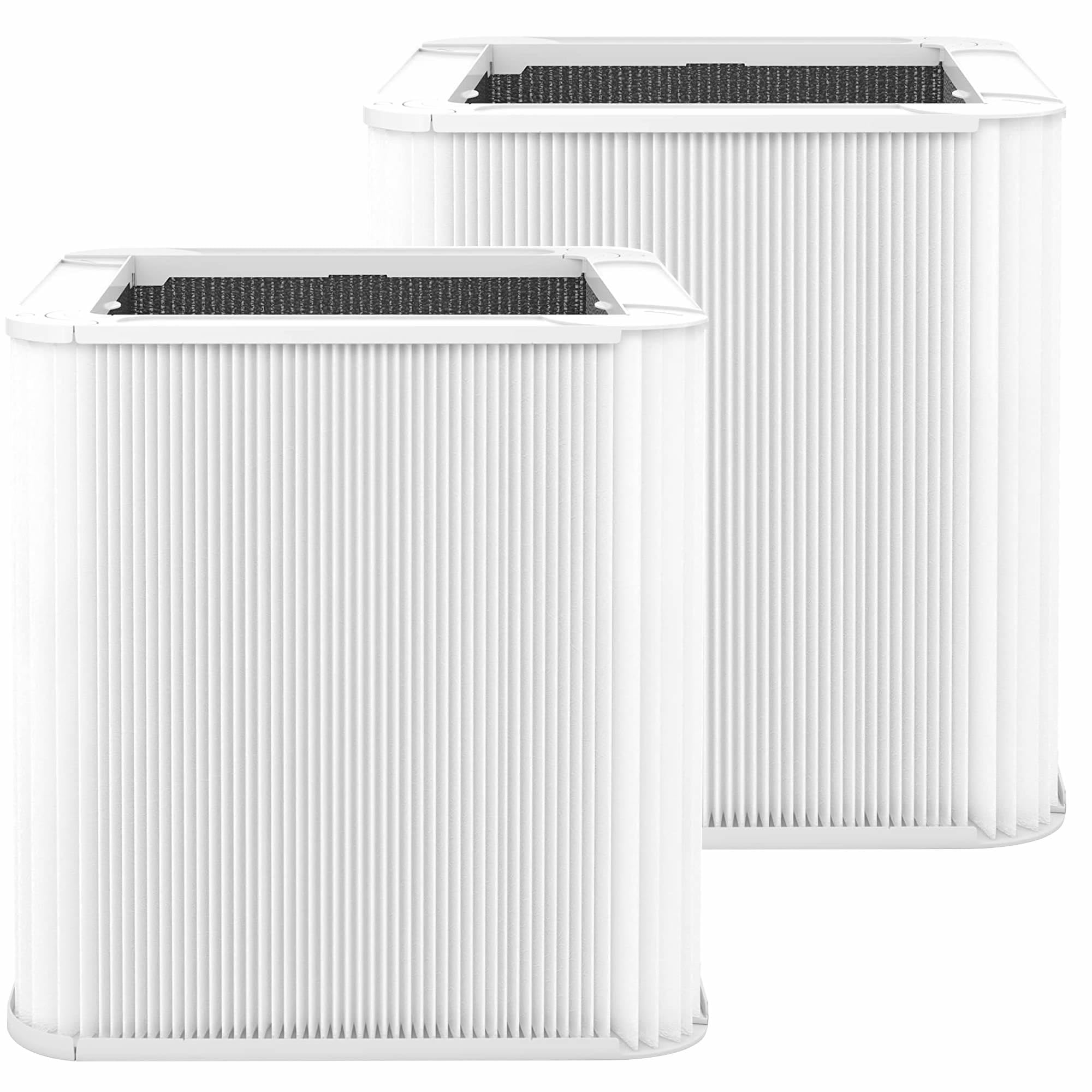 2 Pack 211+ Replacement Filter Compatible with Blueair Blue Pure 211+ and Max Air Purifier, Foldable Particle and Activated Carbon Filter