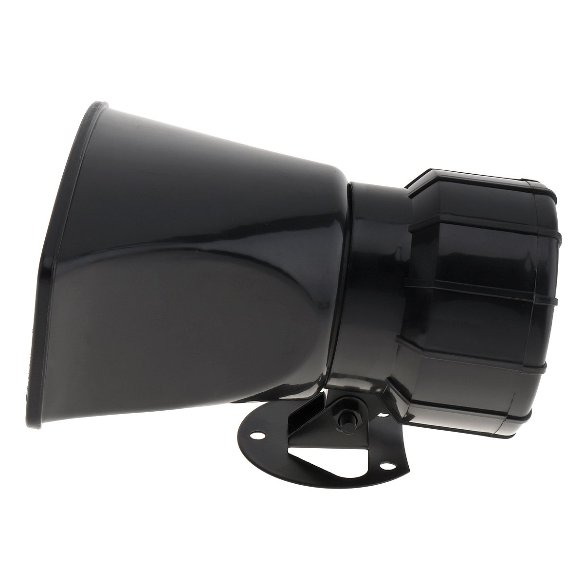 ePathChina 7 Sounds Loud Car Warning Alarm Police Fire Siren Horn Speaker with Brown Remote Controller 12V 100W