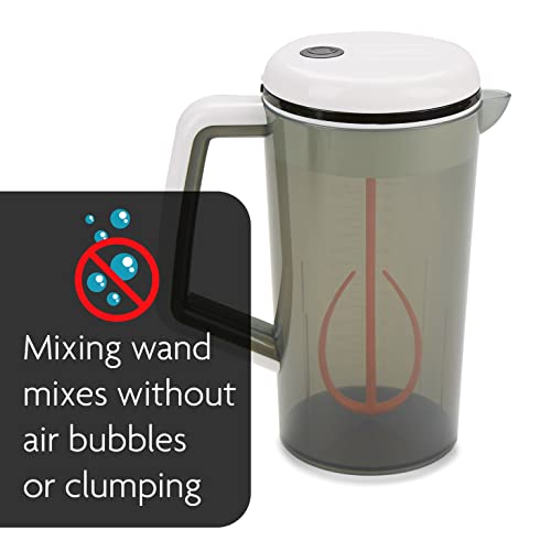 Baby Brezza One Step Motorized Baby Formula Mixer Pitcher β No Air Bubble Electric Mixing For Infant Formula Powder For Baby Bottles - Large Capacity, Mix 28oz Of Formula - Portable For Travel