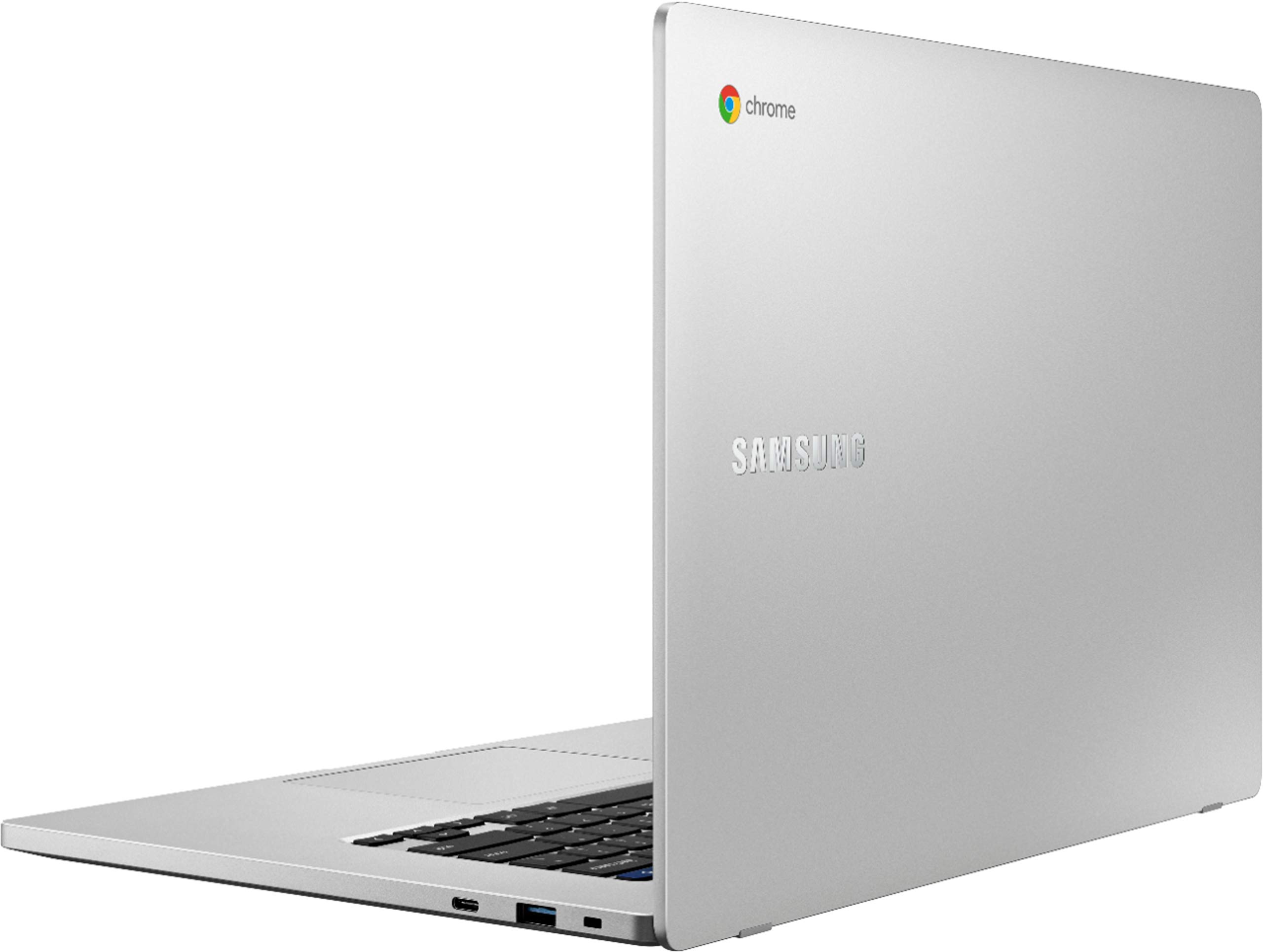 SAMSUNG 2021 Chromebook 15.6 Inch Laptop| FHD 1080P Display| Intel Celeron N4000 up to 2.6 GHz| 4GB RAM| 128GB eMMC| Bluetooth| Chrome OS + NexiGo 32GB MicroSD Card Bundle