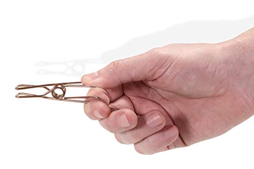 Oakenleaf Clothespins pegs Rose Gold Will Not Rust 316 Stainless Steel 20 Piece Stylish Heavy Duty Clothes Pegs Modern & Eco-Friendly 3inch - The Forever Peg