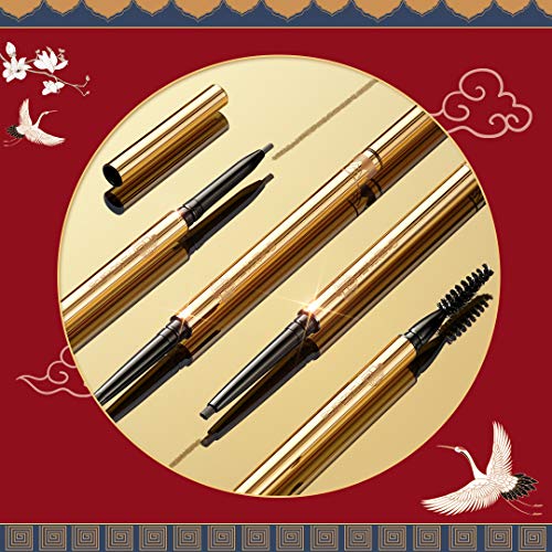 ZEESEA [Palace Identity] Eyebrow Pencil，Makeup Infallible Long-Lasting Eyebrow pencil, Ultra-Fine Felt Tip, Quick Drying Formula, Derived from Oriental Aesthetics