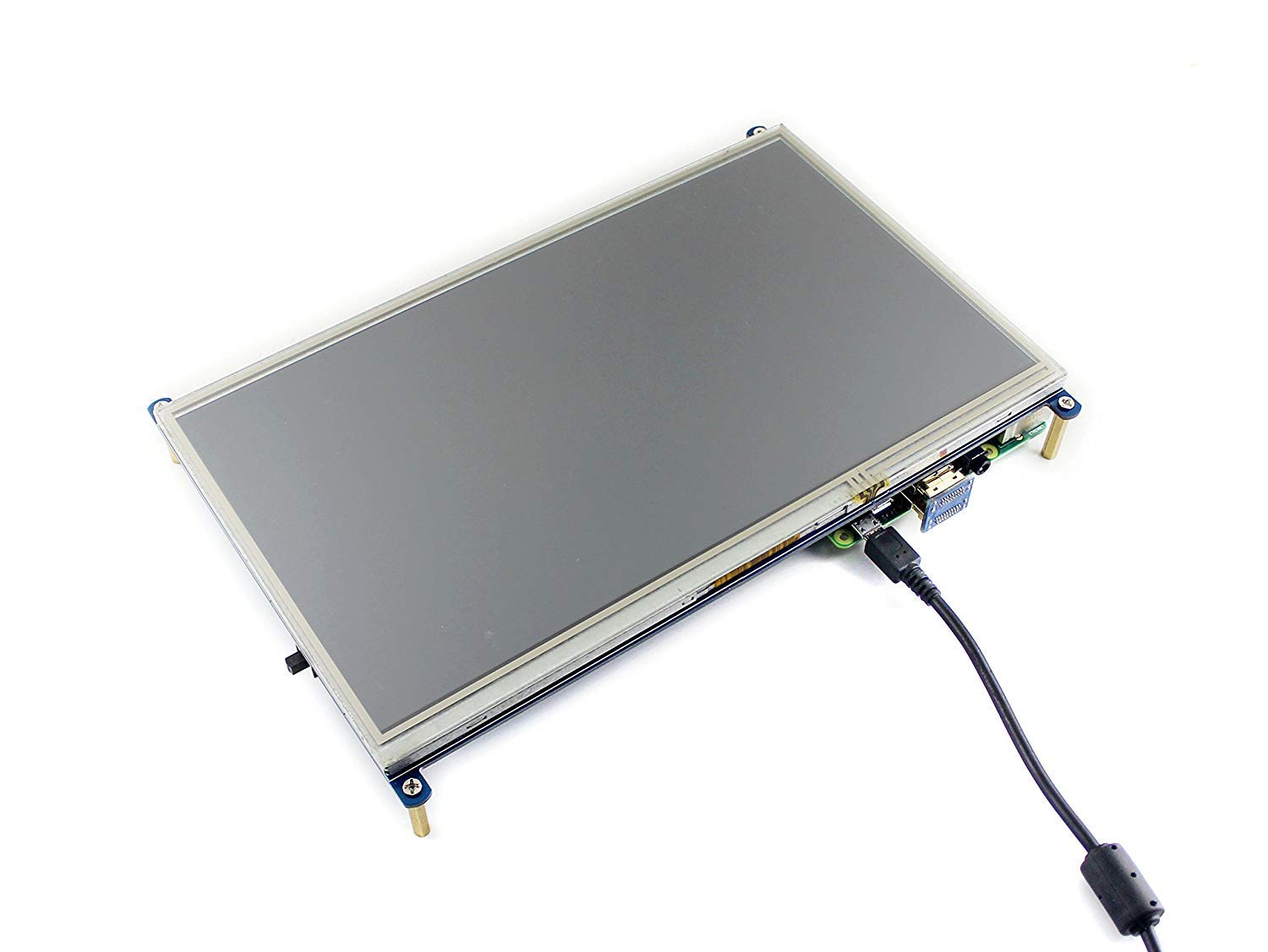 waveshare 10.1inch HDMI LCD Monitor 1024x600 Hardware Resolution Resistive TFT Touch Screen LCD Display for Raspberry Pi Zero/A+/B/B+/2 B/3 Model B