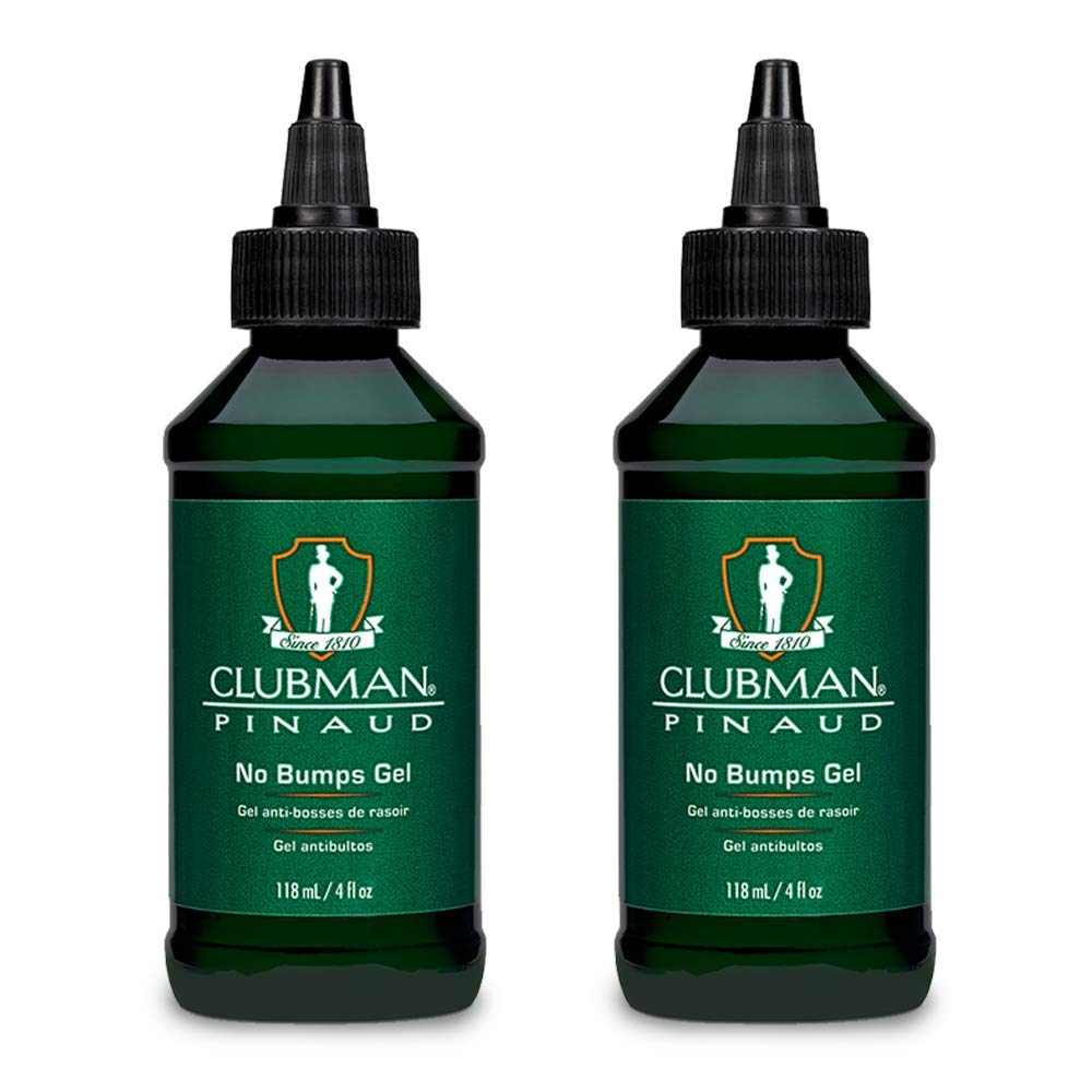 Clubman Pinaud Shave Gel No Bumps After Shave for Men Sensitive Skin 4 oz 2 Pack