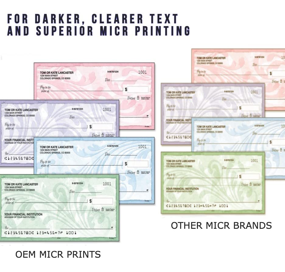 MTI 206A MICR Toner OEM Modified Replacement for HP 206A 206X | HP Color Laser Pro M255dw M255nw MFP M282nw M283cdw M283fdn M283fdw | W2110A Check Printer Magnetic Ink