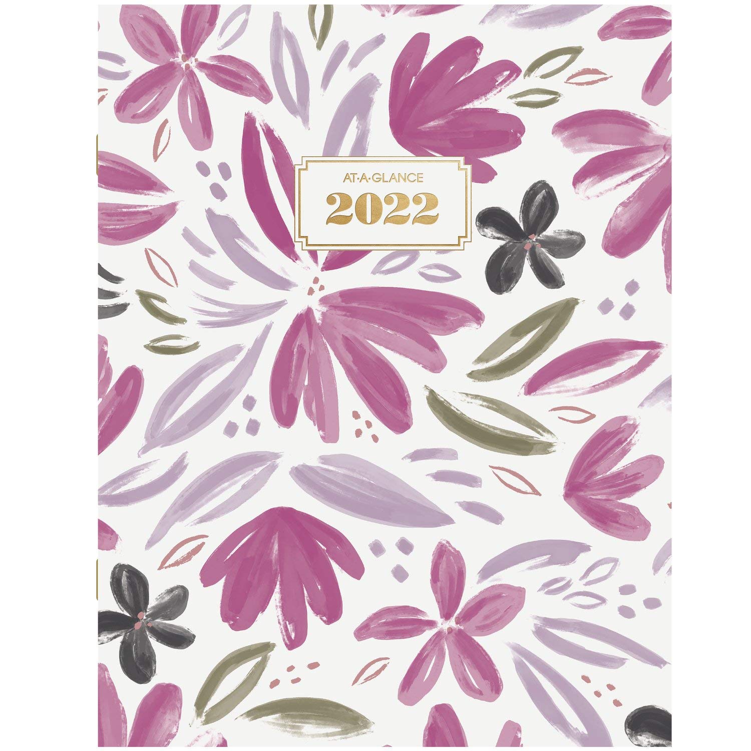 2022 Monthly Planner by AT-A-GLANCE, 8-1/2" x 11", Large, Badge Floral (1565F-091)