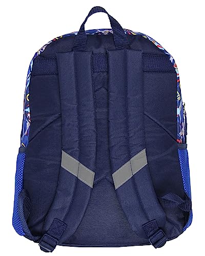 AI ACCESSORY INNOVATIONS Sonic The Hedgehog Tails And Knuckles Kids School Travel Backpack 2 Piece Set With Detachable Lunch Box