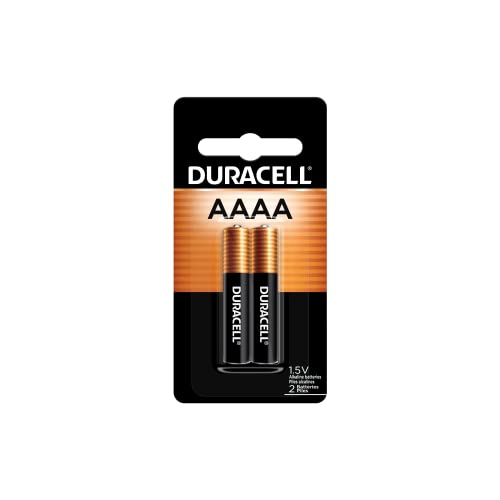 Duracell AAAA 1.5V Ultra Photo Alkaline Batteries, 2 Count Pack, AAAA 1.5 Volt Alkaline Battery, Long-Lasting for Cameras, Glucose and Blood Monitors, and More