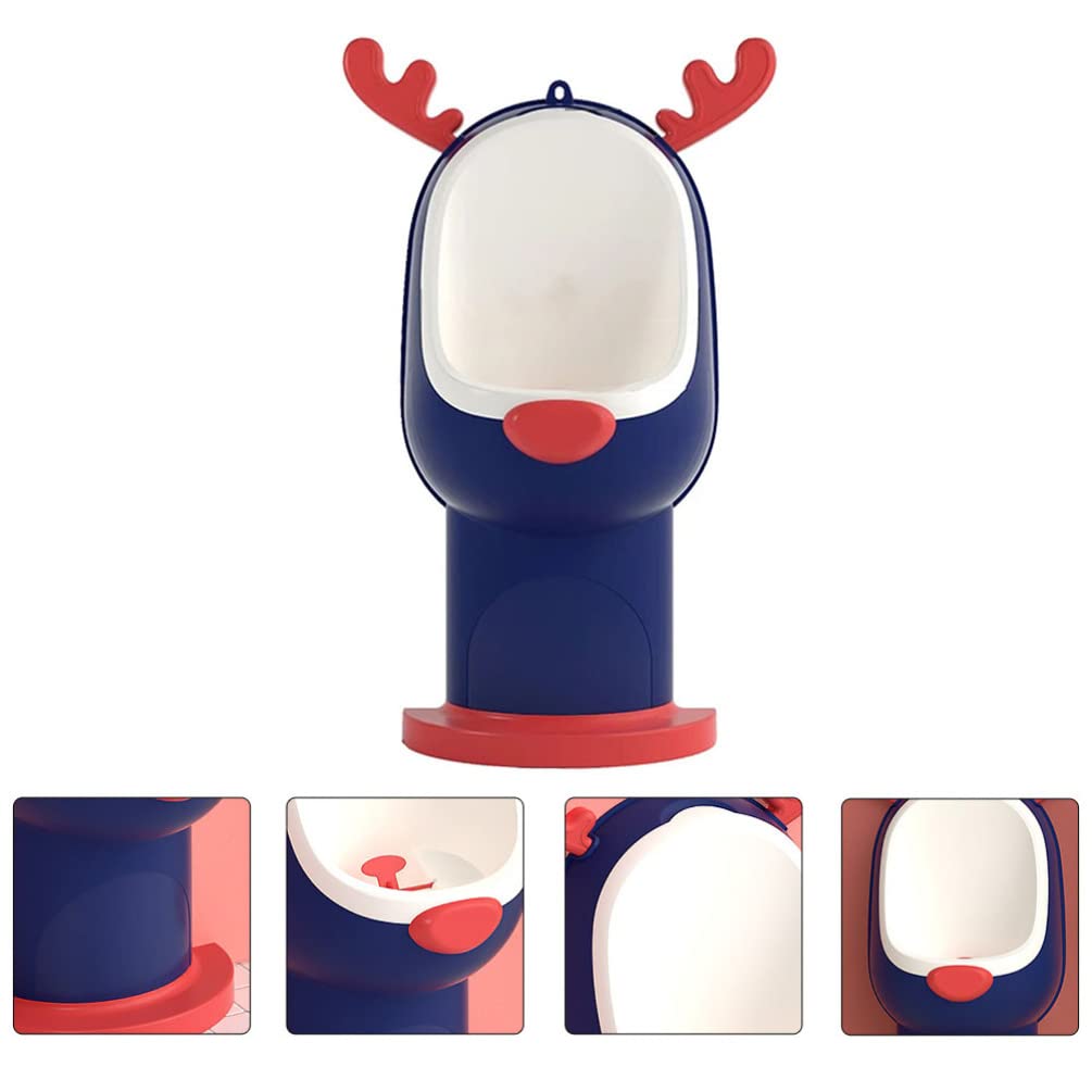 COHEALI Children Standing Potty Portable Toilet 1Pcs Urinal with Aiming Target Boys Potty Plastic Urinal Cartoon Pee Boy Training Tool Potty Toilet Training Standing Potty Toilet