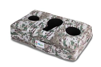 Cup Cozy Pillow (Camo)- The World's Best Cup Holder! Keeps Drinks Close.Stops Spills.Use it on The Couch, Bed, car, RV, Park, Camping, Beach and More!