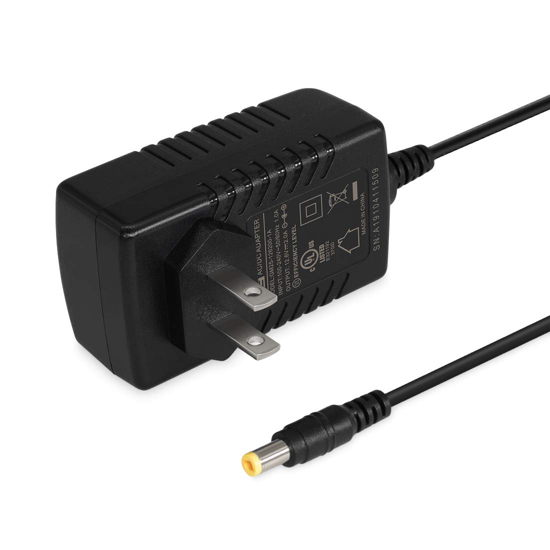 TalentCell AC/DC 12.6V/2A Lithium Battery Charger for 3S 12V Rechargeable Li-ion Battery Pack