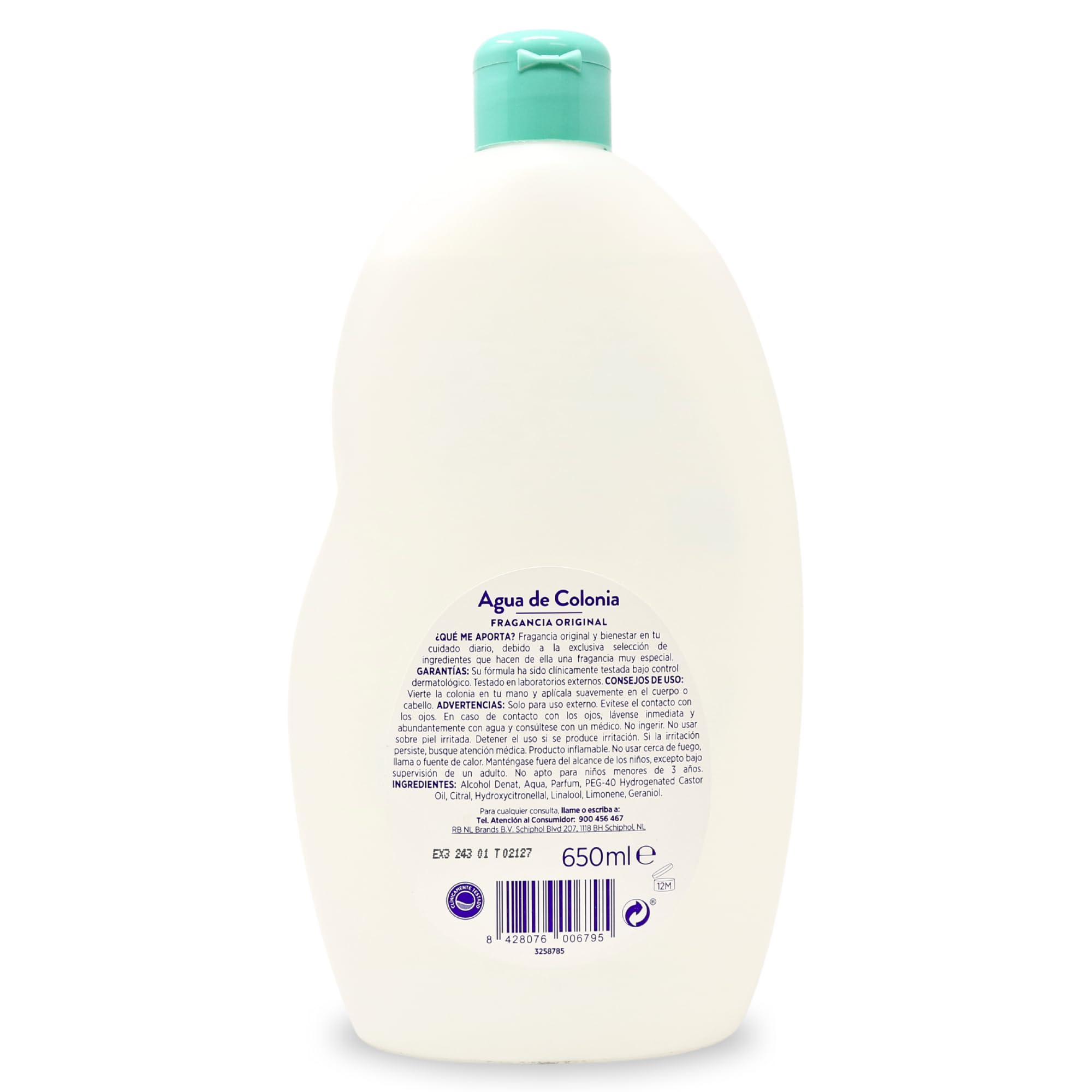 Nenuco Agua de Colonia Clasica Adultos 750 ml (25.4 Fl oz)