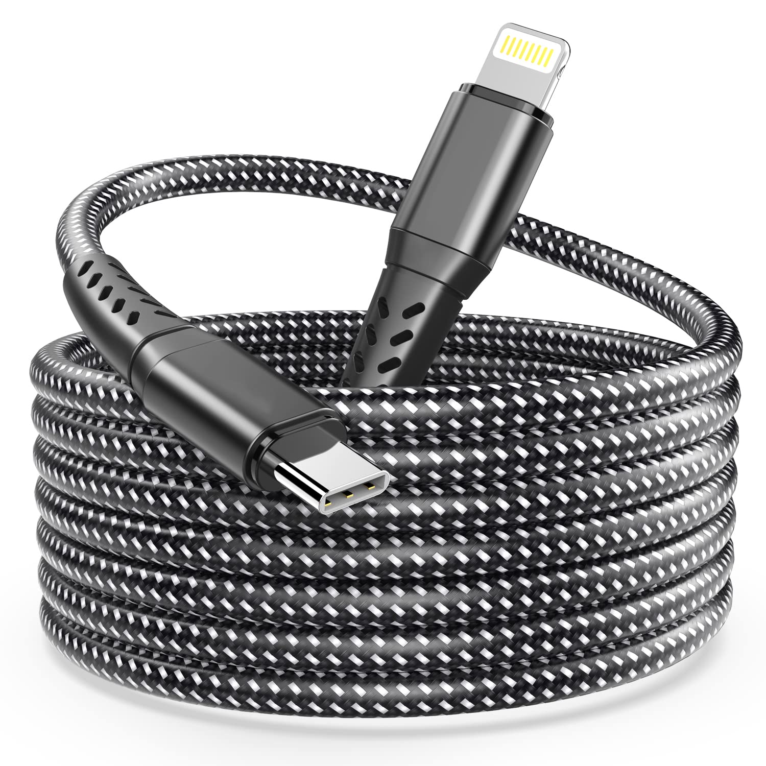 USB C to Lightning Cable 10ft, YEONPHOM MFi Certified Type C to Lightning Cable Extra Long iPhone Charger Cord Power Delivery Fast Charging for iPhone 14 13 12 Pro Max/Mini/11 Pro Max/XS MAX/XR/X/8/SE