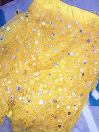 2022 Party Belly Dance Hip Scarf Waist Belt Skirt for Women/Children(Yellow) Medium
