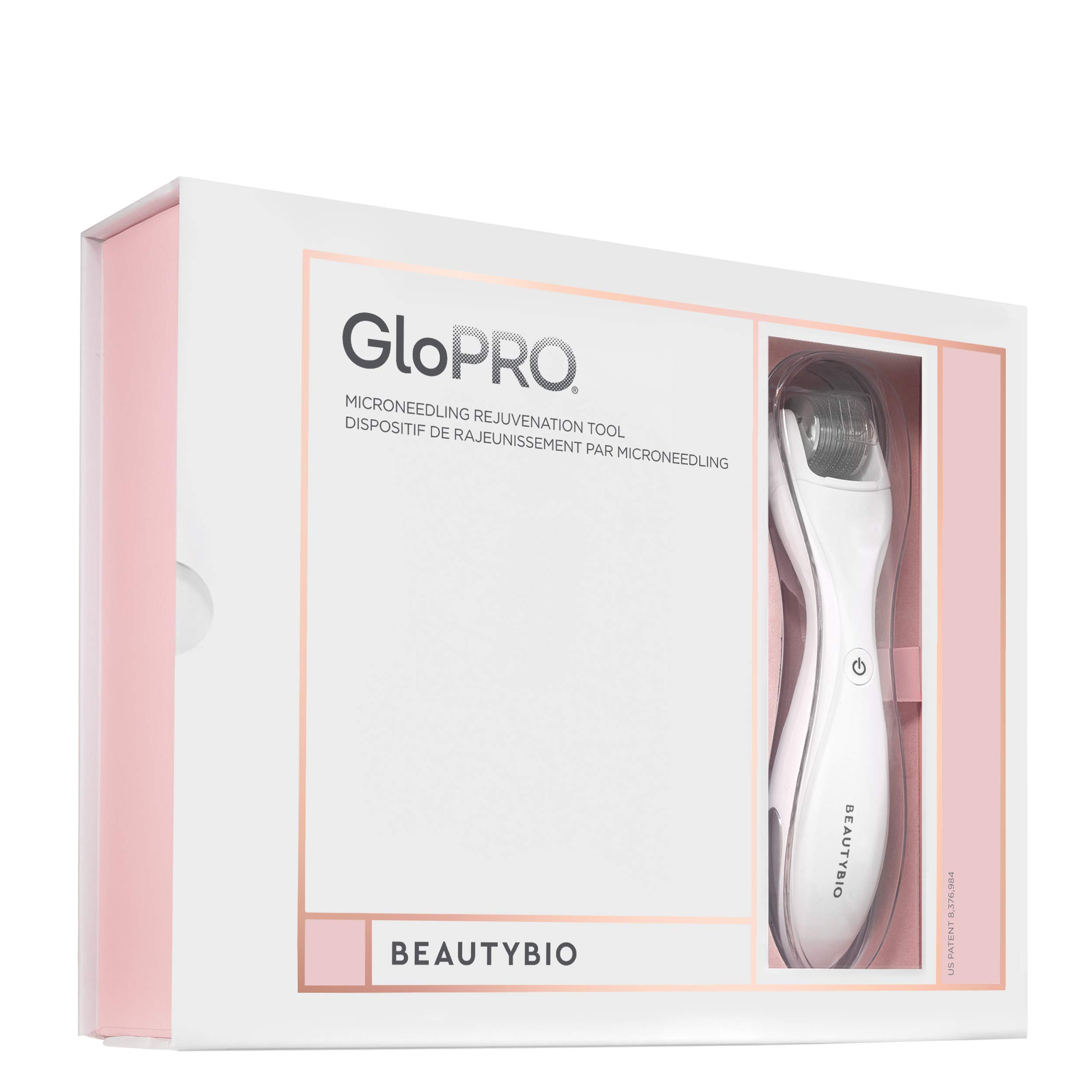 BeautyBio GloPRO️ At-Home Microneedling Tool + 4 Attachment Heads: Face, Eye, Lip & Body. Restores volume and maximizes skincare benefits