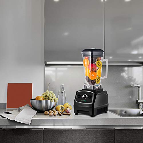 Countertop Blender Professional Commercial Mixer Blender 70oz with 2200 Watt Base,Total Crushing Technology for Smoothies, Ice and Frozen Fruit (Black)