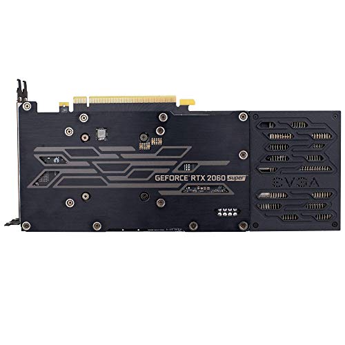 EVGA 08G-P4-3067-KR GeForce RTX 2060 Super SC Ultra Gaming, 8GB GDDR6, Dual HDB Fans, Metal Backplate