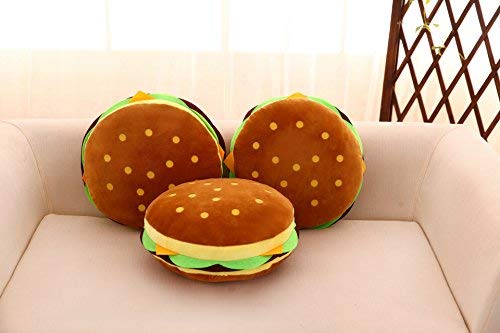 Bettli Lovely Plush Stuffed Huge Hamburger Throw Pillow