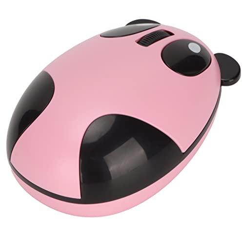 ASHATA Mini Cute Wireless Mouse, 2.4G Rechargeable Wireless 1200DPI Ergonomic Fashionable Gaming Mice with USB Receiver and 3 Buttons for PC Laptop Computer for Kids Girls, Customizable