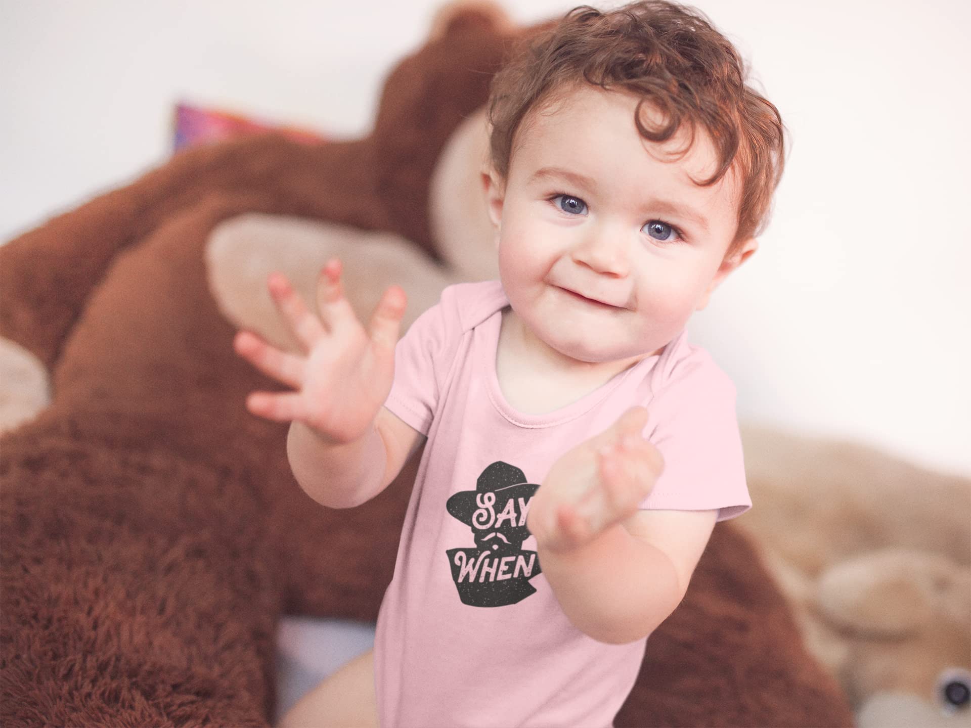 Say When Infant Bodysuit Doc Holliday Unisex Baby Girl Boy Clothes Outfits Black 6M