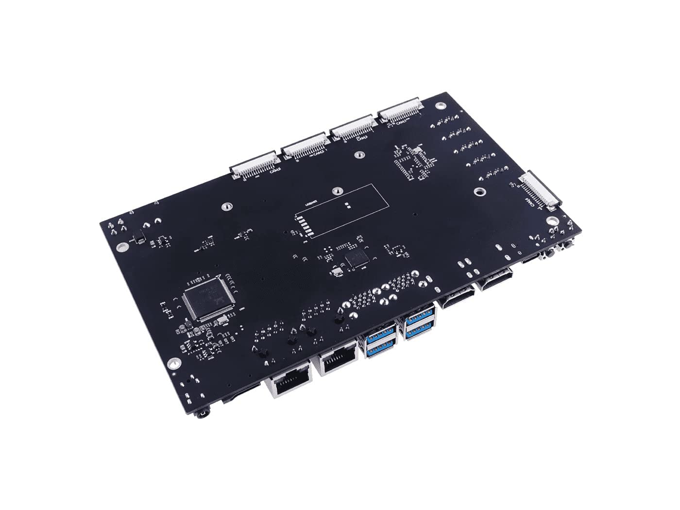 Seeed Studio A203 Carrier Board for Jetson Nano/Xavier NX/TX2 NX with Compact Size and Rich Ports (WiFi, Bluetooth, SSD Supported etc.)