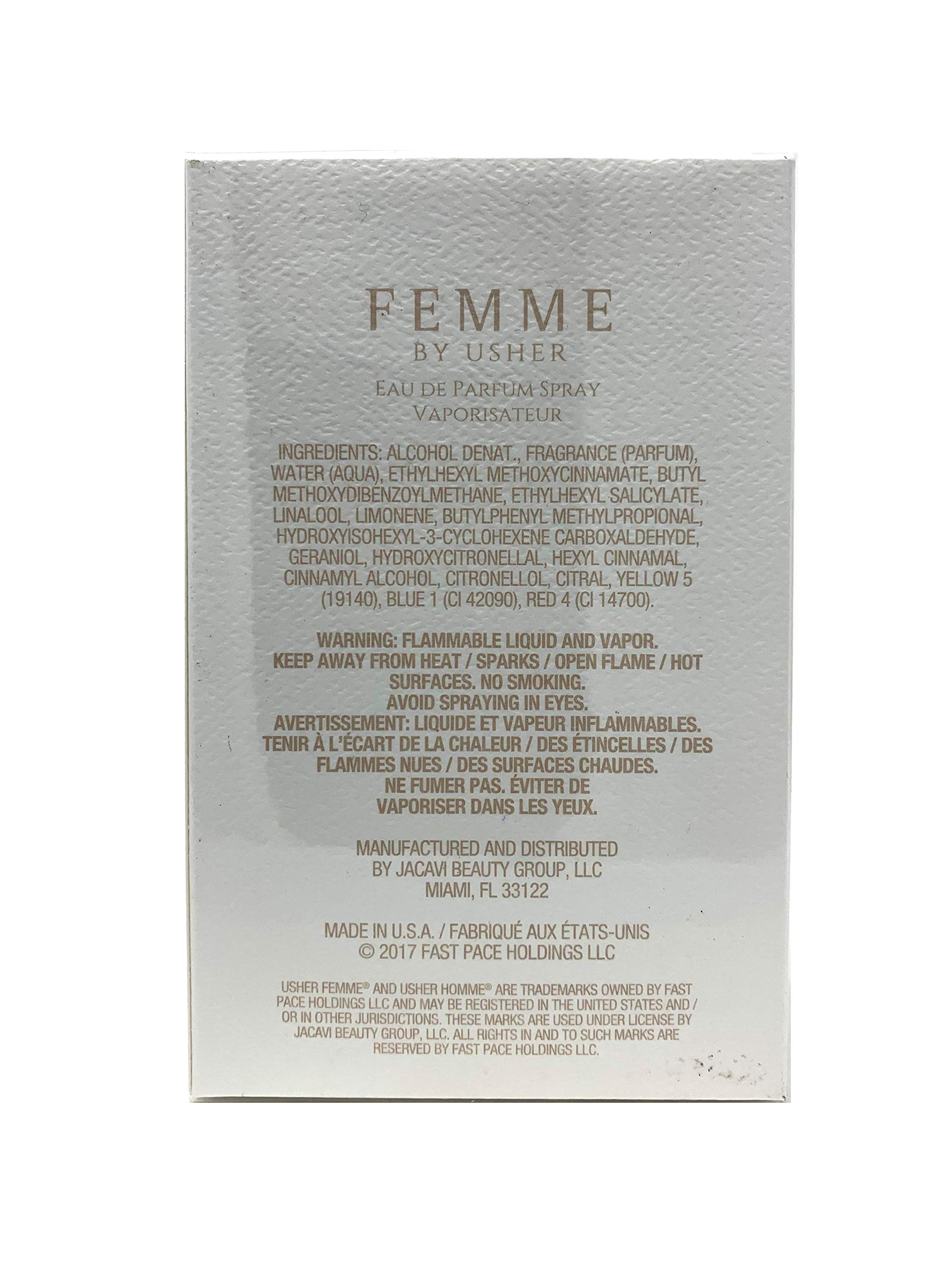 Usher Femme EDP Spray Women 3.4 oz