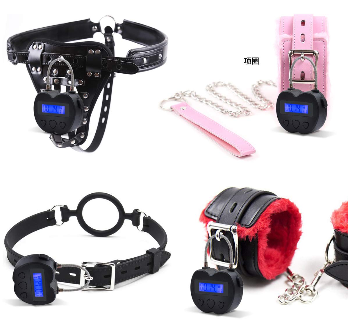 Security Padlock Electronic Timer Lock Behavioral Habit Aid Multi-Purpose Game Lock,Lock Up Addictive Objects Such As Cigarettes, Drugs, Cell Phones or Snacks. Suitable for Kitchens, Gyms, Schools