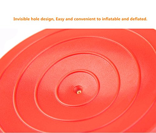 2Pcs Anti-Slip Foot Massage Ball Half Ball Massage Mat Exercise Balance Point for Gym Yoga Pilates (Pink)