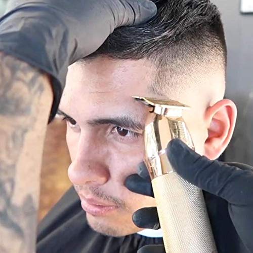 2020 Professional SKELETON Cordless Trimmer Clipper-Barber's Gift-Sharp Blade (Gold)