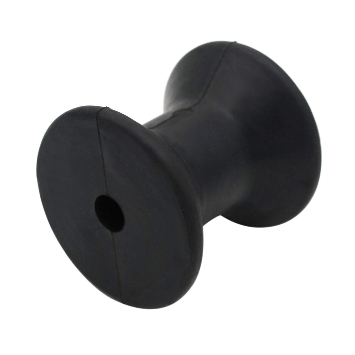 3 in x 1/2 inch Bow Stop vee Boat Trailer V Roller Black Rubber Spool SL52318