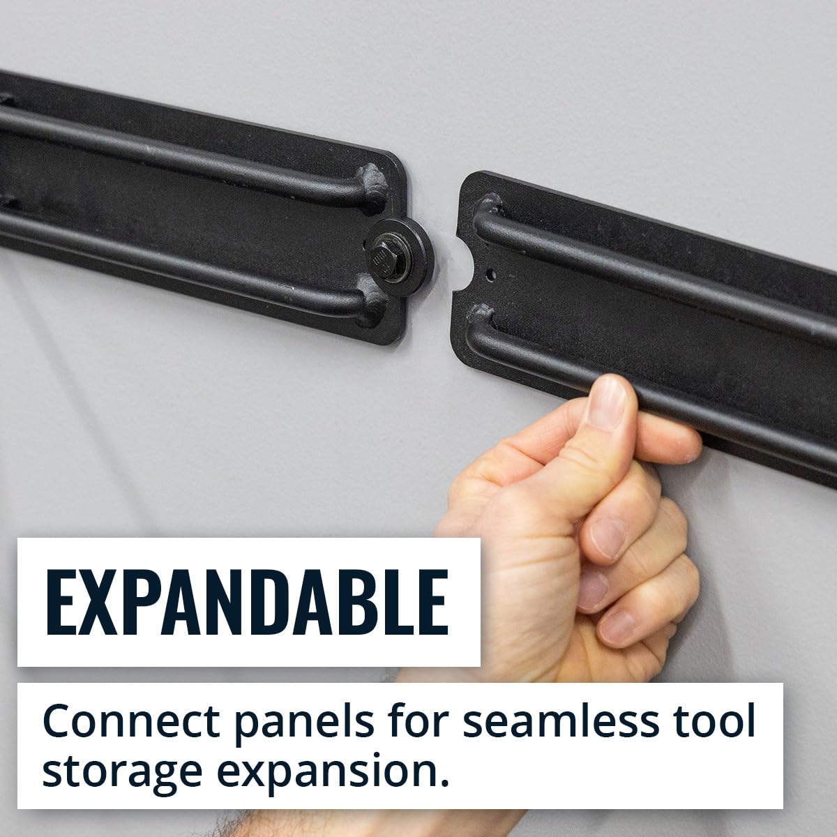 64" Modular Garage Garden Tool Storage Rack Organizer Wall Mount, Yard Shovel Rack Holder Organization, Heavy Duty Steel Utility Racks, Holds 600 lbs