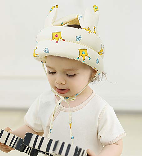 Bellady Infant,Toddler & Baby Child Helmet Cushion Bonnet, Horns_Crown
