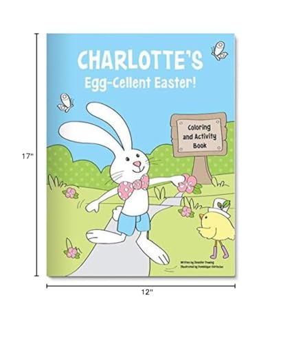 Easter Activty Kit for Kids - Coloring Book, Personalized Placemat and Stickers - I See Me!