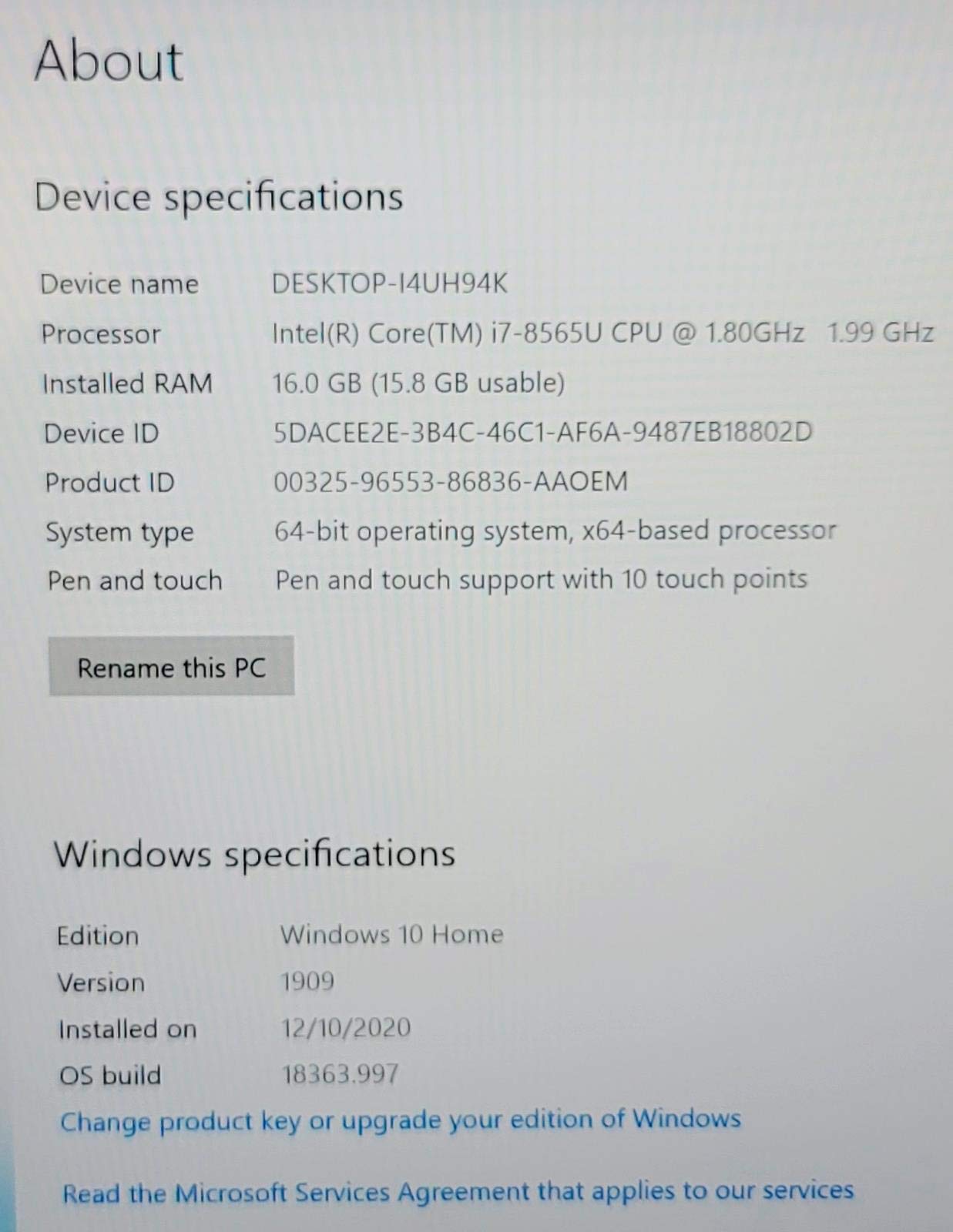 Latest_Lenovo IDEAPAD S540-14IWL Touch 14.0" FHD,, 8th Generation Intel Core i7-8565U, 8GB RAM, 512GB SSD, Wireless+Bluetooth, Window 10