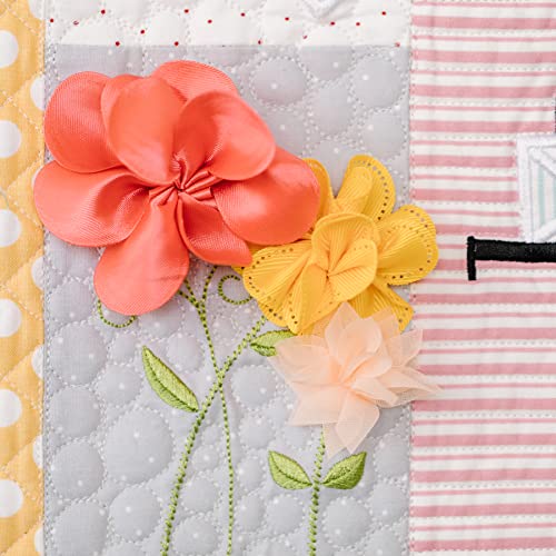 Kimberbell Pull Flower Summer Bouquets: KDKB173, Includes 6 Unique Ribbon Pull Flowers, 36" Each Strand, Synthetic, Iron-Friendly & Machine Washable, Pair with Featured Quilts & Bench Pillows