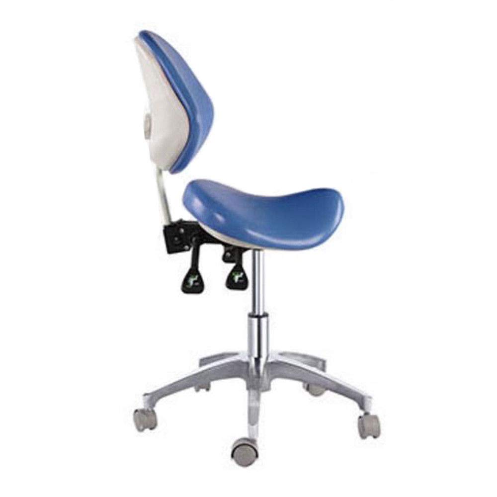 Aries Outlets QY Saddle Dental Medical Doctors Stools Adjustable Mobile Chair PU Leather