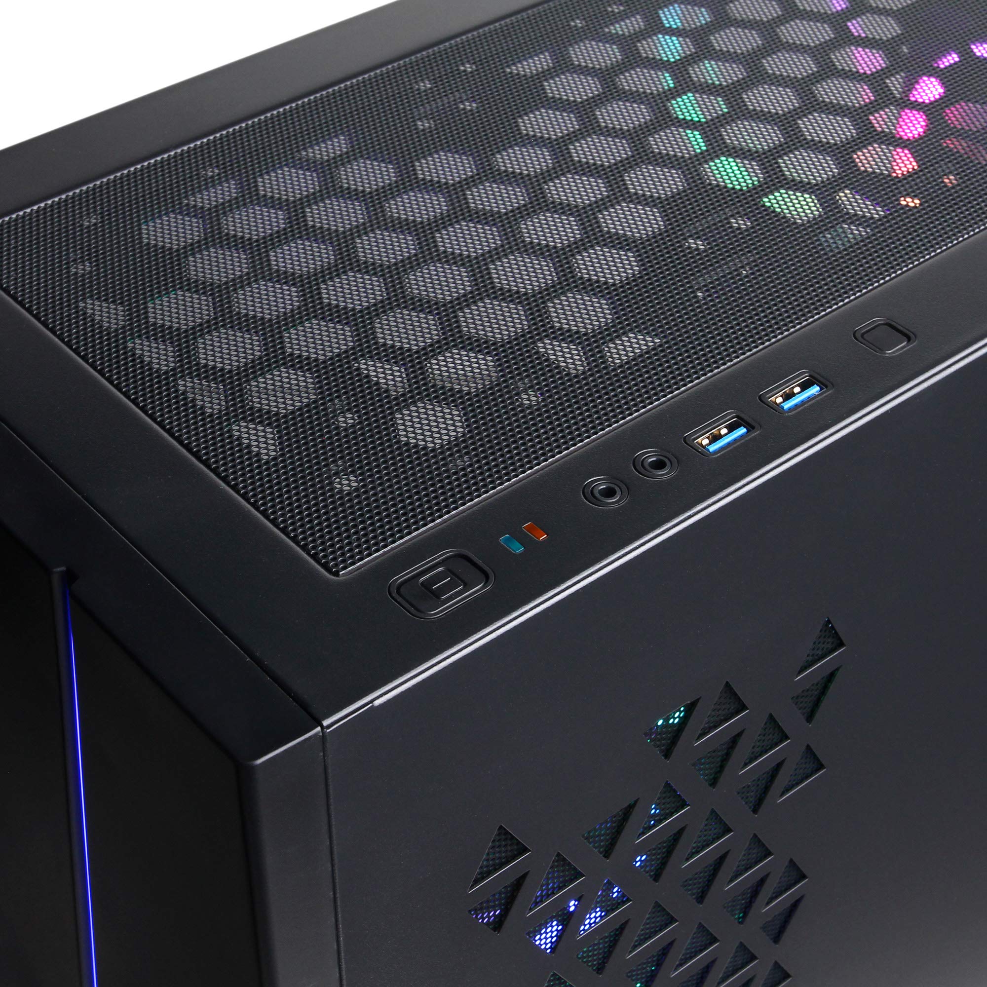 CyberpowerPC Gamer Master Gaming PC, AMD Ryzen 5 3600 3.6GHz, GeForce RTX 2060 6GB, 8GB DDR4, 240GB SSD, 1TB HDD, Wi-Fi, Ready & Windows 10 Home (GMA2130CC, Black)