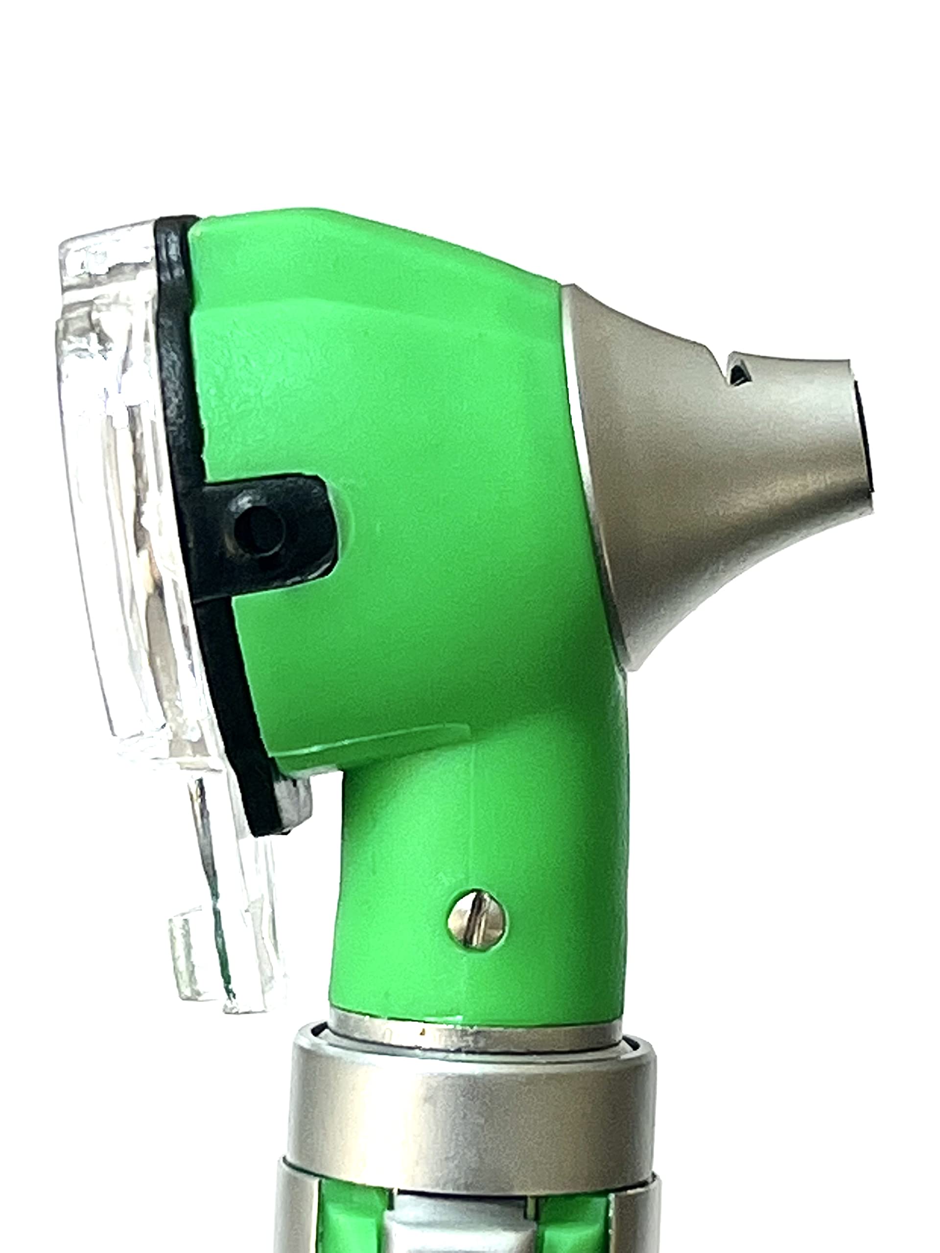 Cynamed Otoscope - Ear Scope with Light, Ear Infection Detector, Both Adult and Pediatric Disposable Specula Tips (Green)