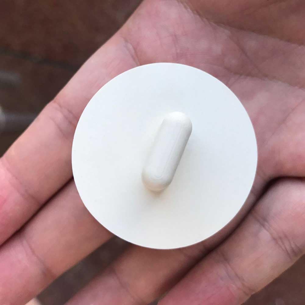 6 Pcs Rubber Sink Stopper White Bathtub Drain Stopper Kitchen Drain Plug with Pull Ring for Laundry Kitchen Washroom Bathroom Bathtub Sink, 6 Sizes