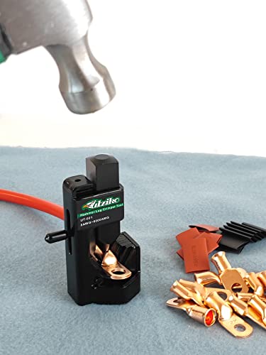 UTZIKO Hammer Lug Crimper Tool for 8 AWG - 0000 AWG Battery and Welding Cables