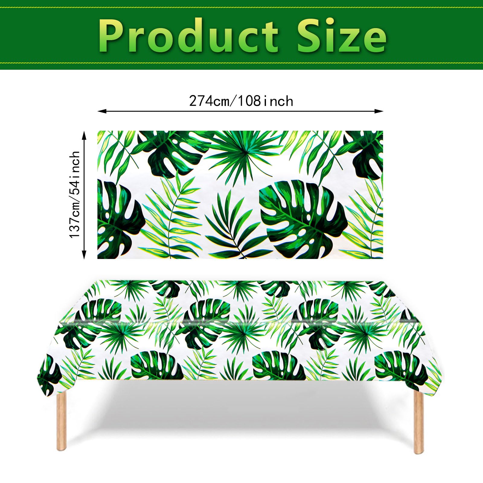 2PCS Fall Tablecloth Thanksgiving Table Covers Fall Maple Leaves Tablecloth Fall Party Supplies Harvest Theme Plastic Tablecloths Thanksgiving Party Decorations for Dining Kitchen Table Decor 54"x108"